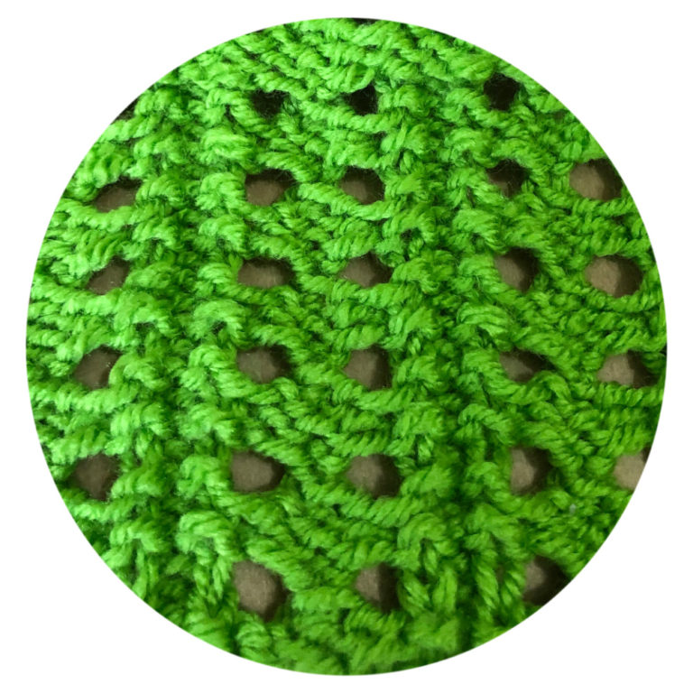 Little Arrowhead Lace Stitch Pattern Video - LoomaHat.com